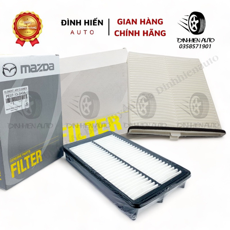 Air Conditioner Filter + Mazda 3 (2.0) [>2019] (KD4561J6X / PE07133A0A ...