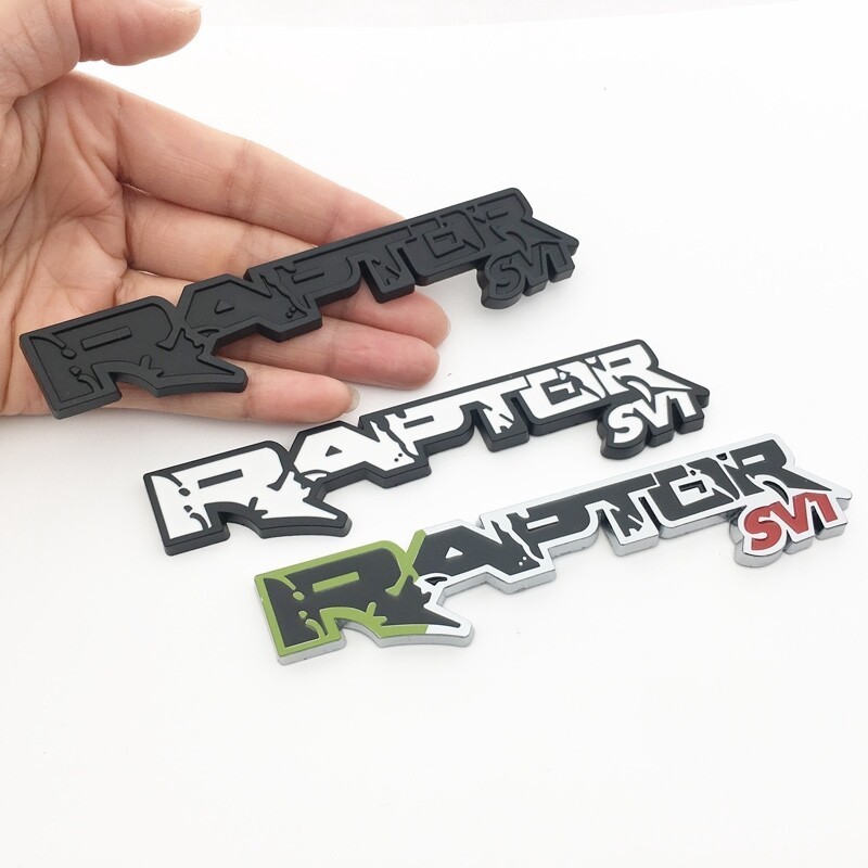 GG+Creative 3D Metal Car Sticker Raptor SVT logo Emblem Badge Decal For ...