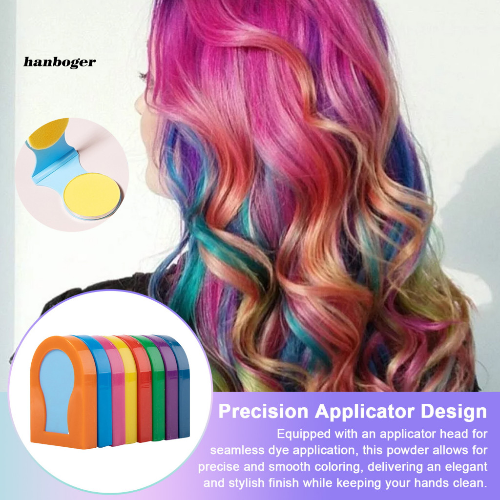 Han Natural Hair Dye Powder Water-soluble Hair Dye Vibrant Temporary ...