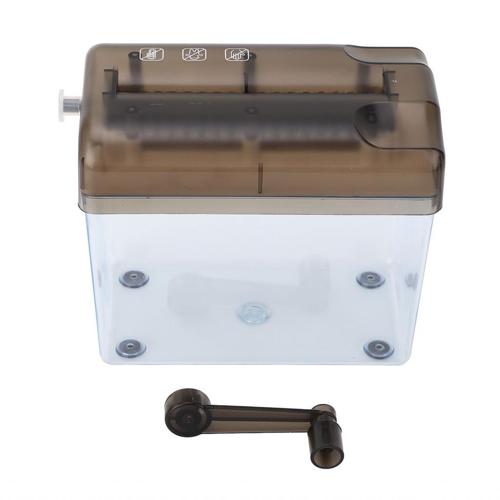 Rriioo Manual Shredder Portable Space Saving Mini Hand Cutting with 4 ...