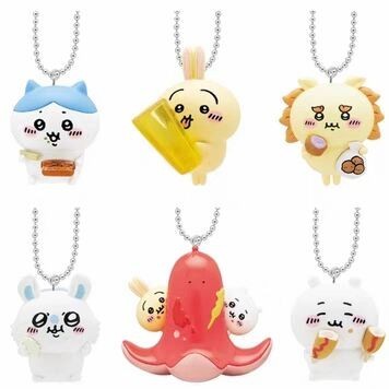 New Cute Chiikawa Hachiware Usagi Momonga Shiisaa Food Series Small PVC ...