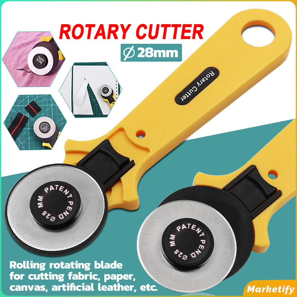 MK 28mm Circular Cutter Fabric Cutting Knife Cloth Leather Paper ...