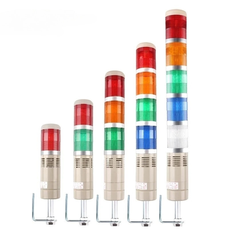 Industrial Multilayer Safety Stack Alarm Lamp Side Hanging LED Signal ...