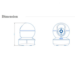 Ezviz TY1 2MP PRO 1080P PAN TILT 2WAY AUDIO CALL BUTTON INDOOR WIFI ...