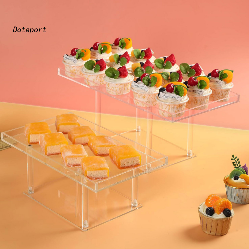 Dessert Stand Acrylic Dessert Stand Transparent Cupcake Dessert Table ...