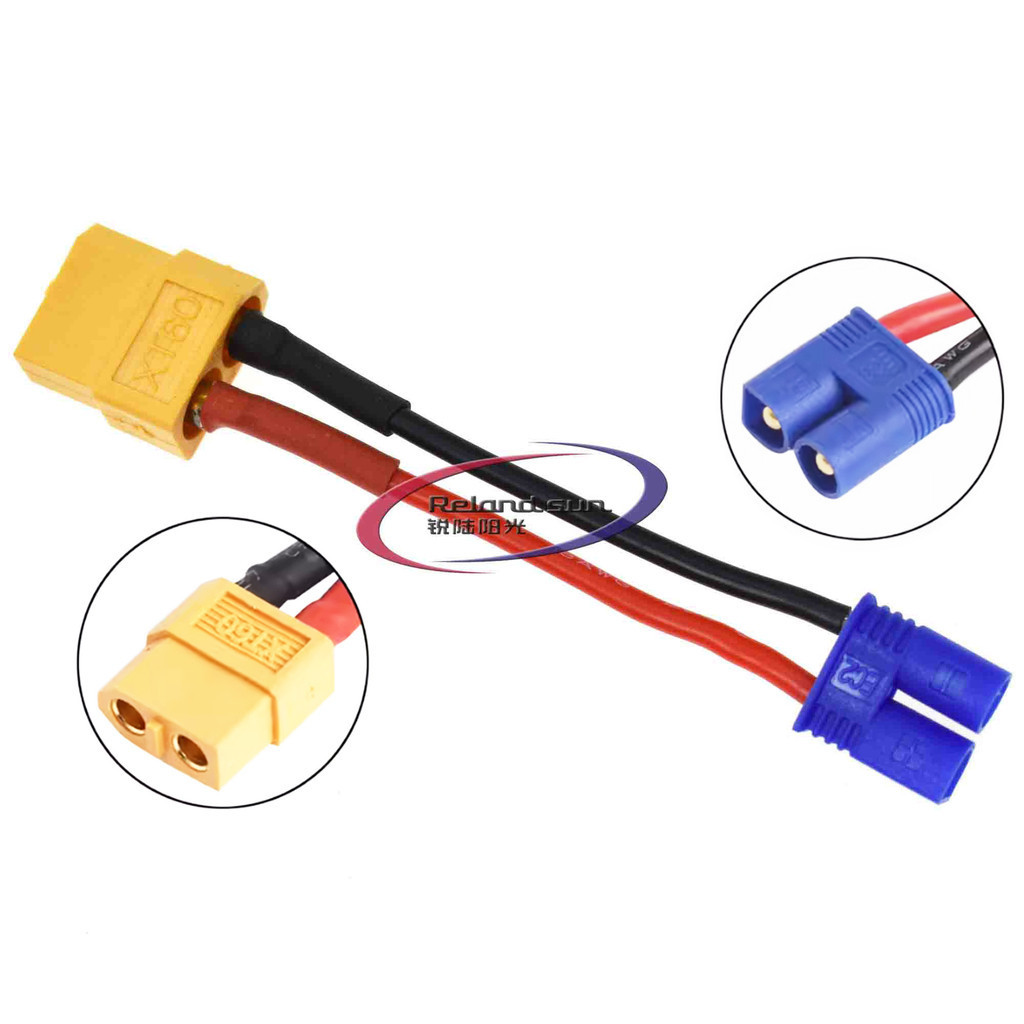 EC2 Male Connector To XT60 Plug Wire Female Adapter | Shopee Philippines