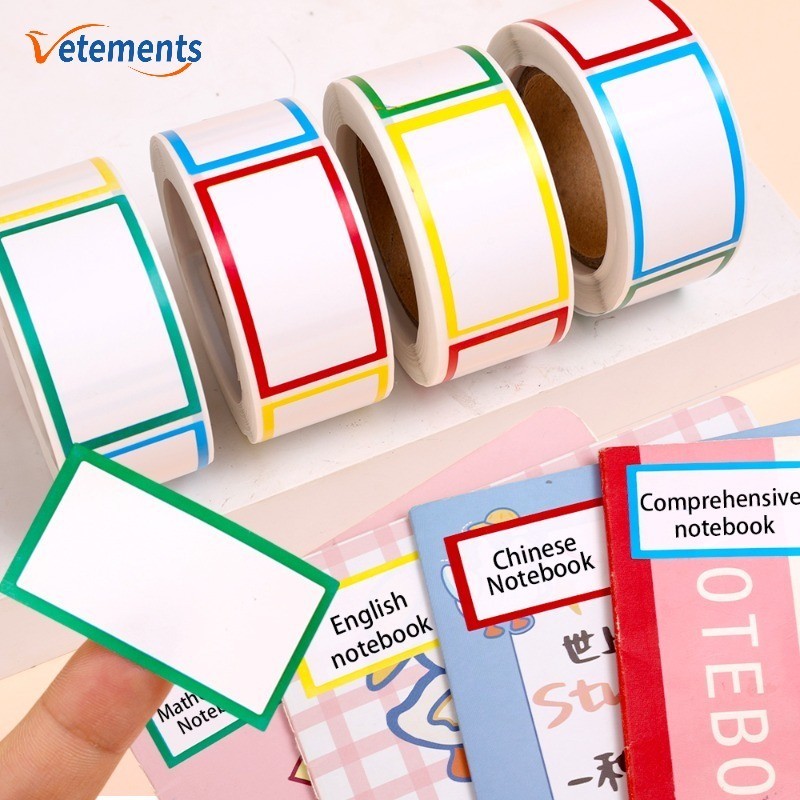 250Pcs DIY Handwritten Mark Identification Paper Labels - Self-adhesive ...