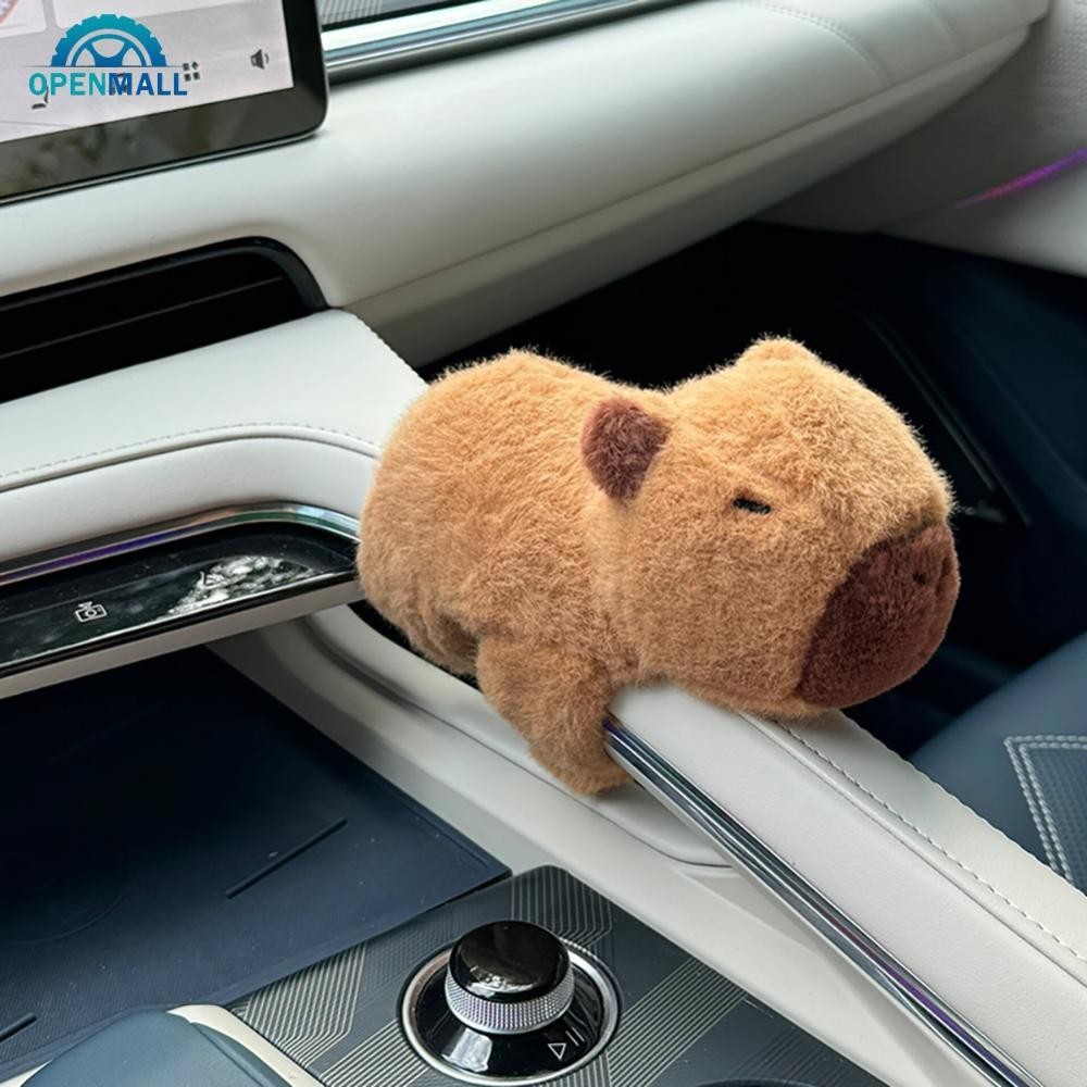 OPENMALL Plush Capybara Car Interior Accessories Center Console ...