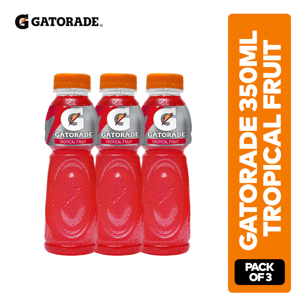 Gatorade Tropical Fruit 350ml Energy Sports Drink - Bundle of 3 ...