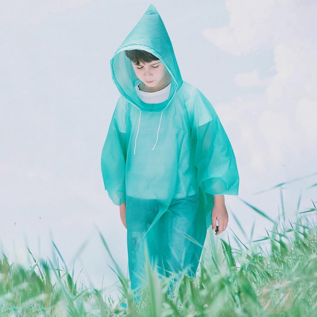 LAA6-Toddler Emergency Waterproof Disposable Rain Coat with Hood Rain ...