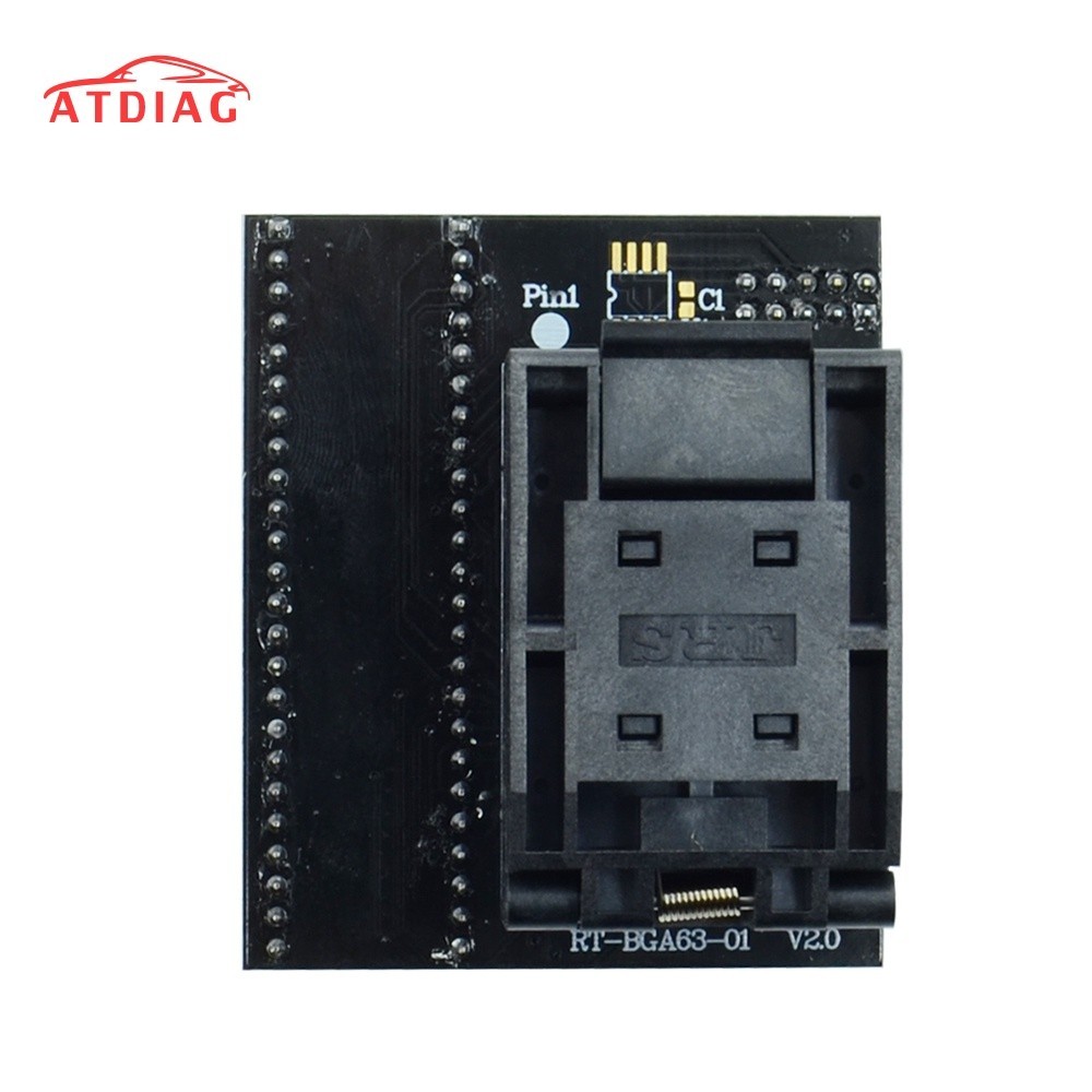RQ`Best BGA63 Adapter Fro RT809H V2.0 EMMC NW267 RT-BGA63-01 Adapter For RT809H Programmer 9*11 ...