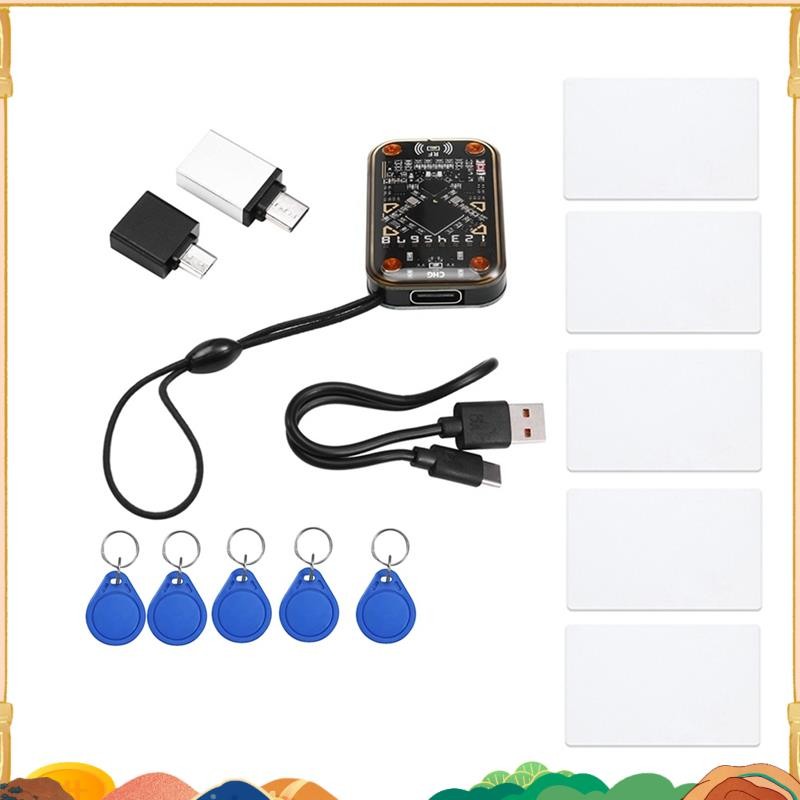 RFID SmartChip Reader+5XUID Card&Keychain Smartcard Emulator RFID ...