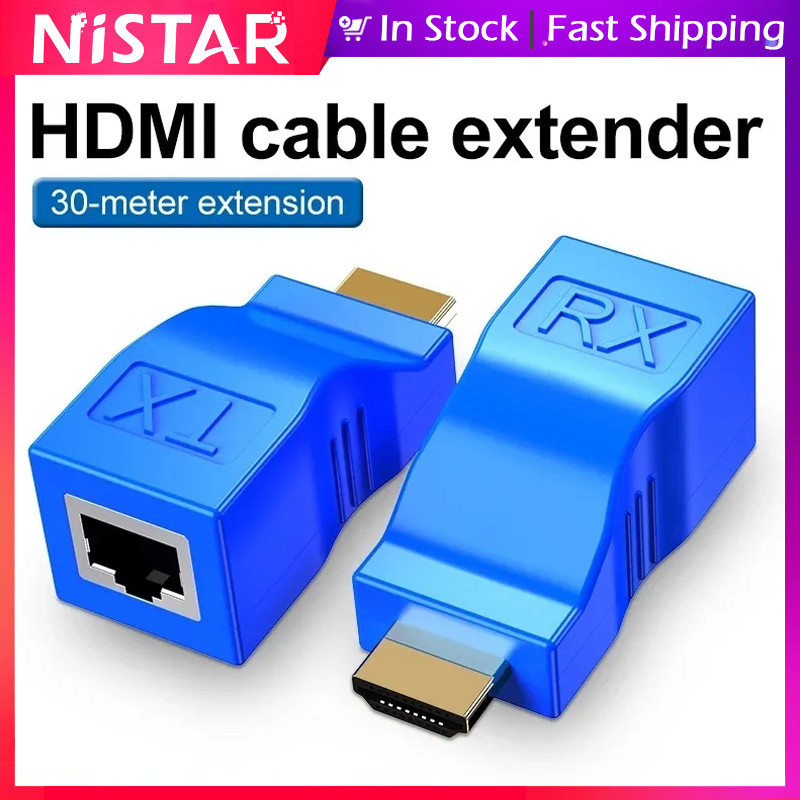 NiSTAR HDMI to RJ45 Network HDMI Repeater, HDMI Extender Transmitter ...