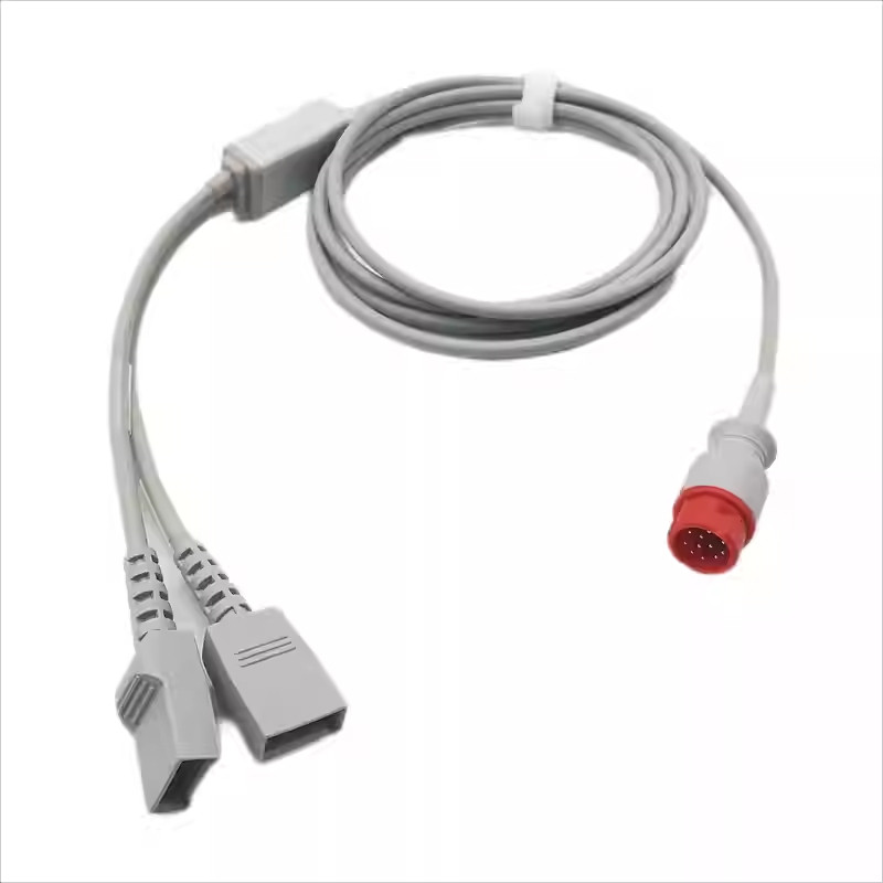 【QJ】Compatible with Mindray Libon monitor, 12 pin dual invasive ...