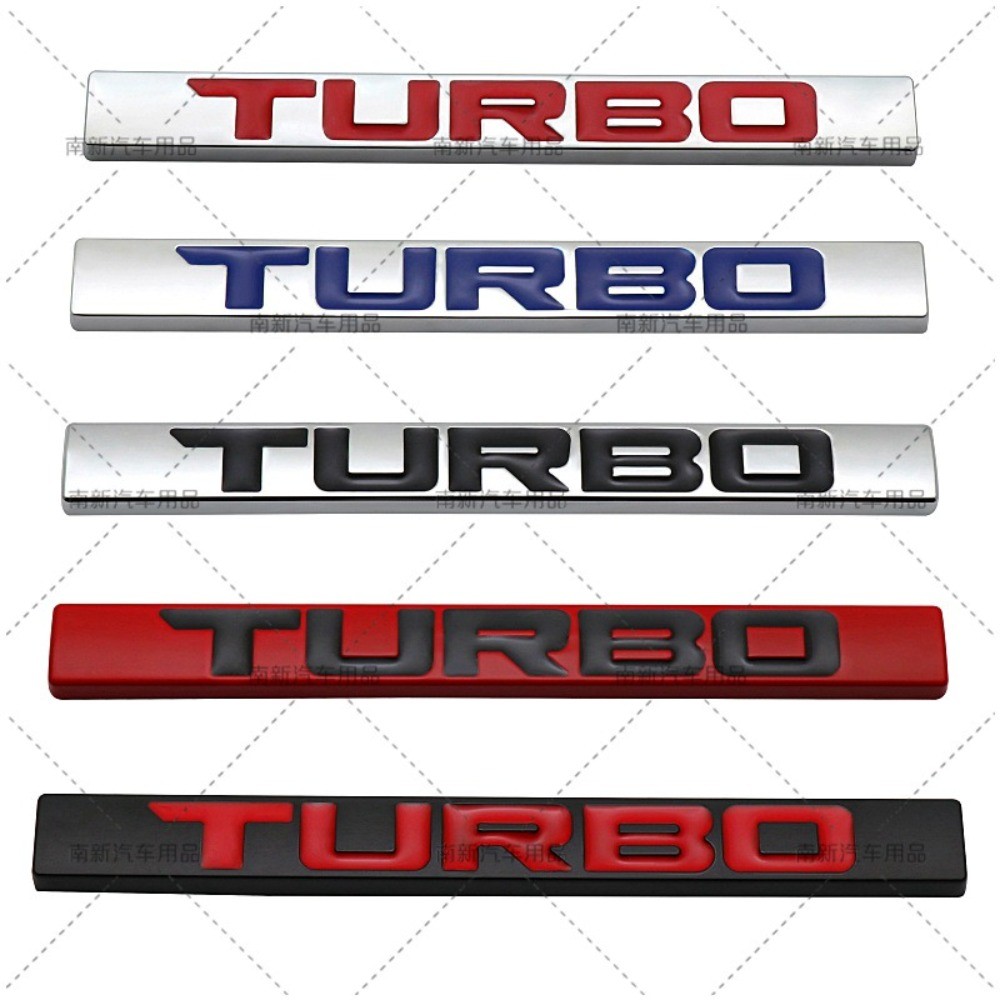 Honda TURBO Emblem Sticker Tail Logo Body Sticker Personalized Modified ...