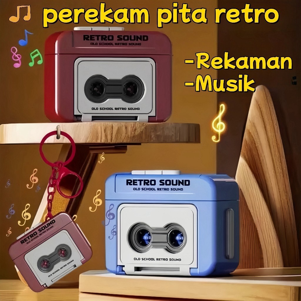 Portable Music Box Keychain Holder with Recording Function - Musical ...