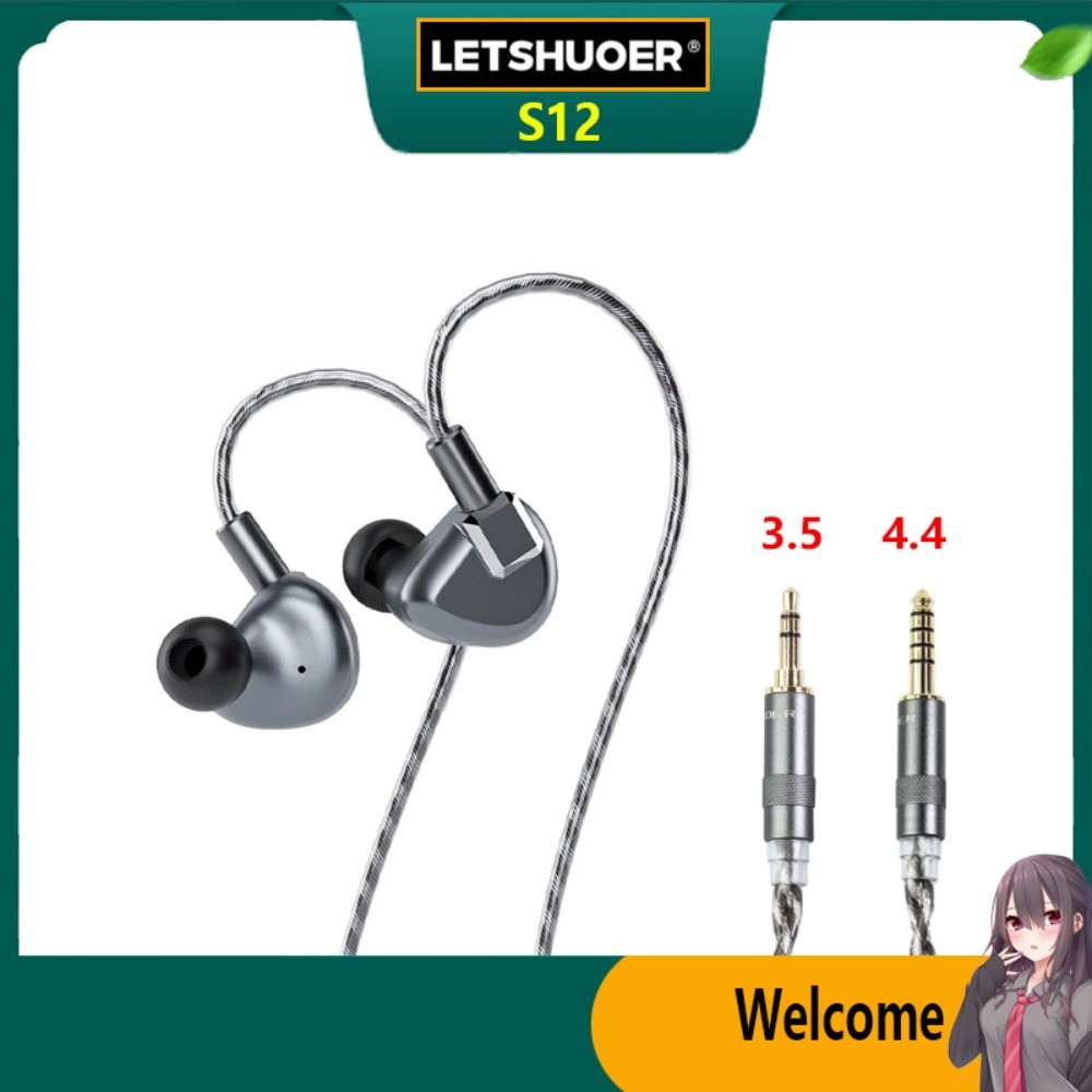 Shuoer S12 HIFI In-Ear Monitor Earphones 14.8mm Planar Magnetic Driver ...