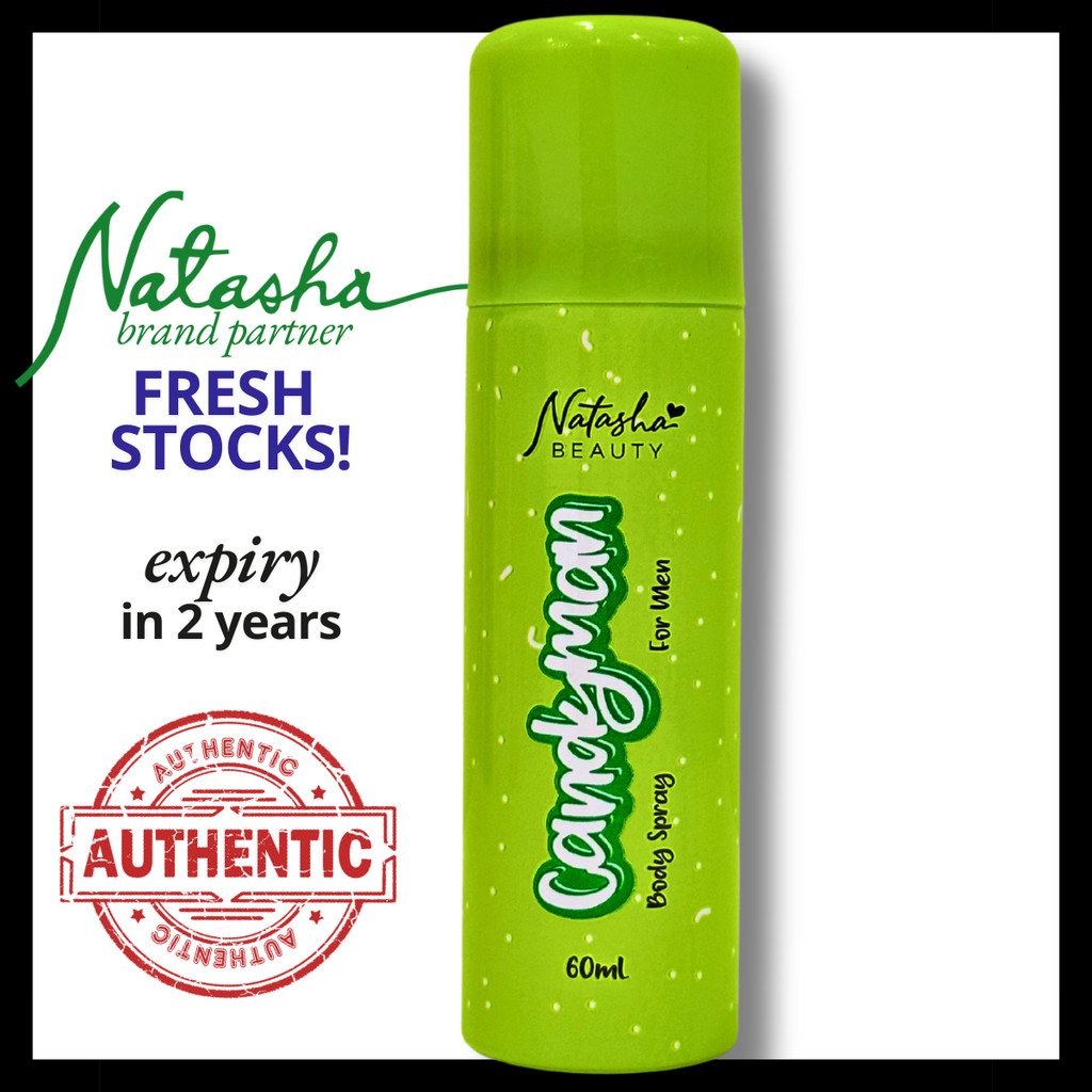 Natasha Beauty Body Spray For Men Candyman 60ml by Natasha | Shopee ...