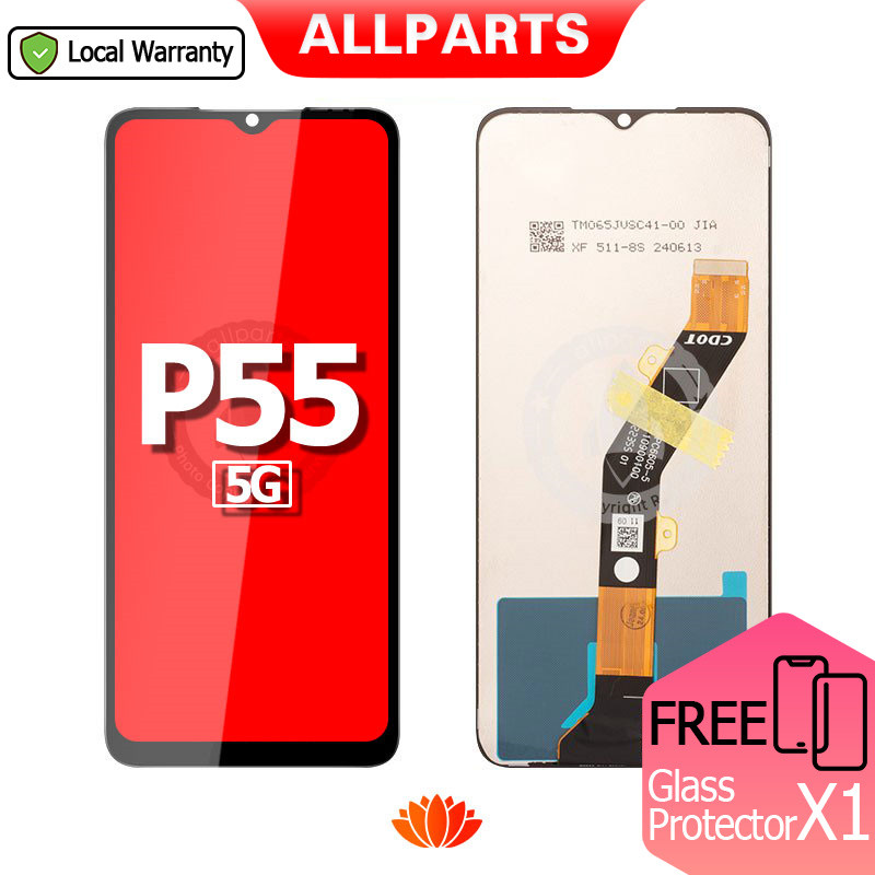 ALLPARTS Display for iTel P55 5G LCD Touch Screen Digitizer Replacement ...