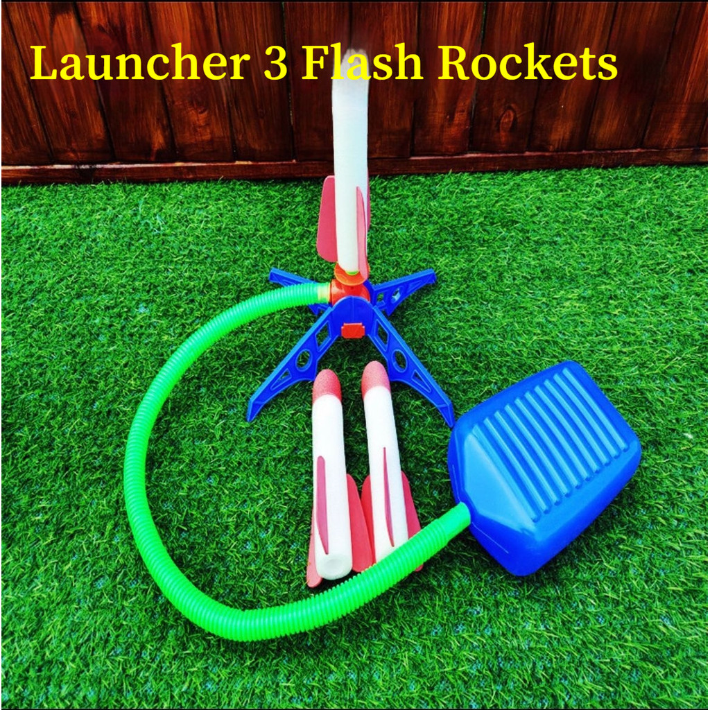 Children's Cupola Flash Rocket Launch, Pedal Toy Airplane, Puzzle ...