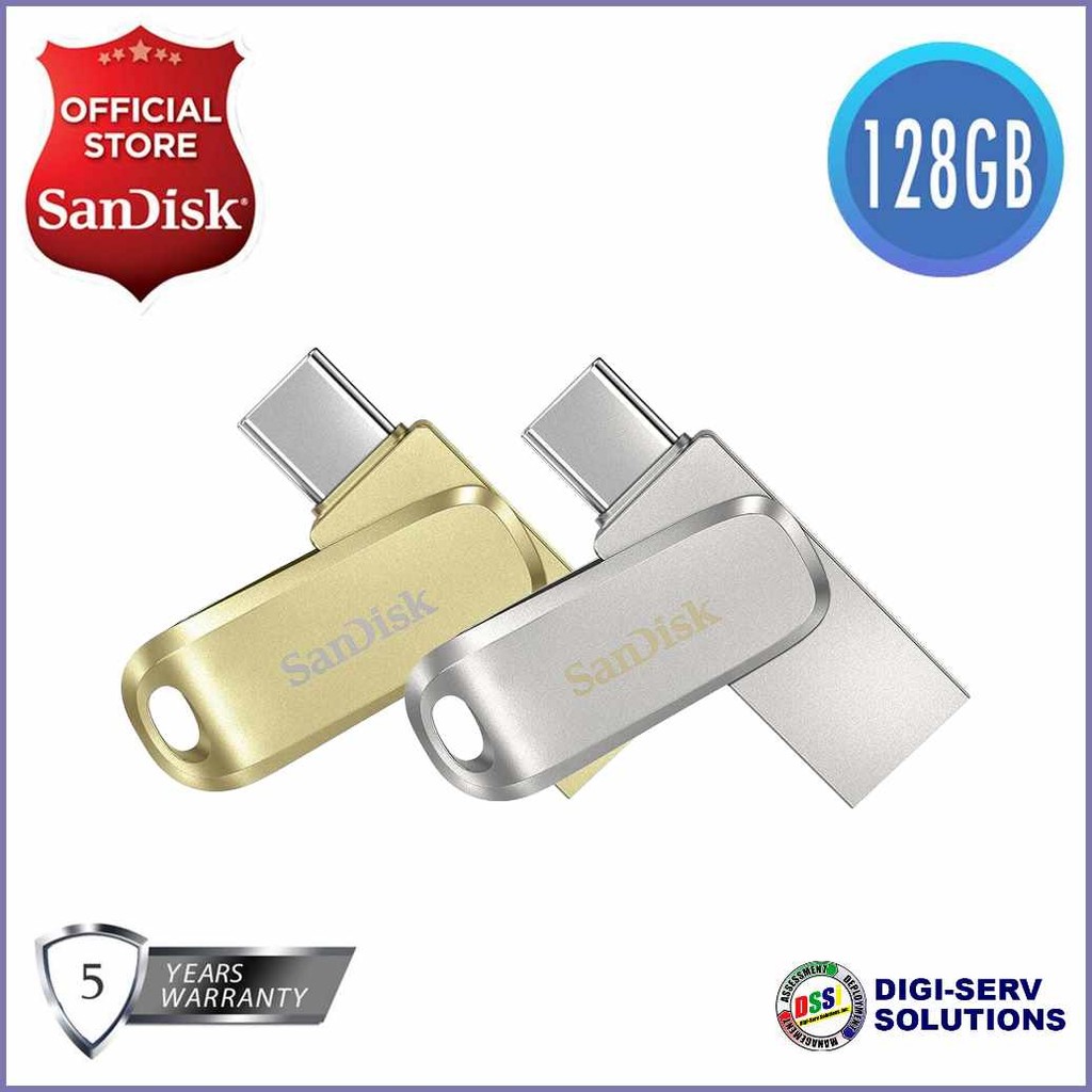 SanDisk(nb[Ultra$t^Dual^J$Drive^y$Luxe^X$USB^J$Type-C_C%~_Os%128GB ...