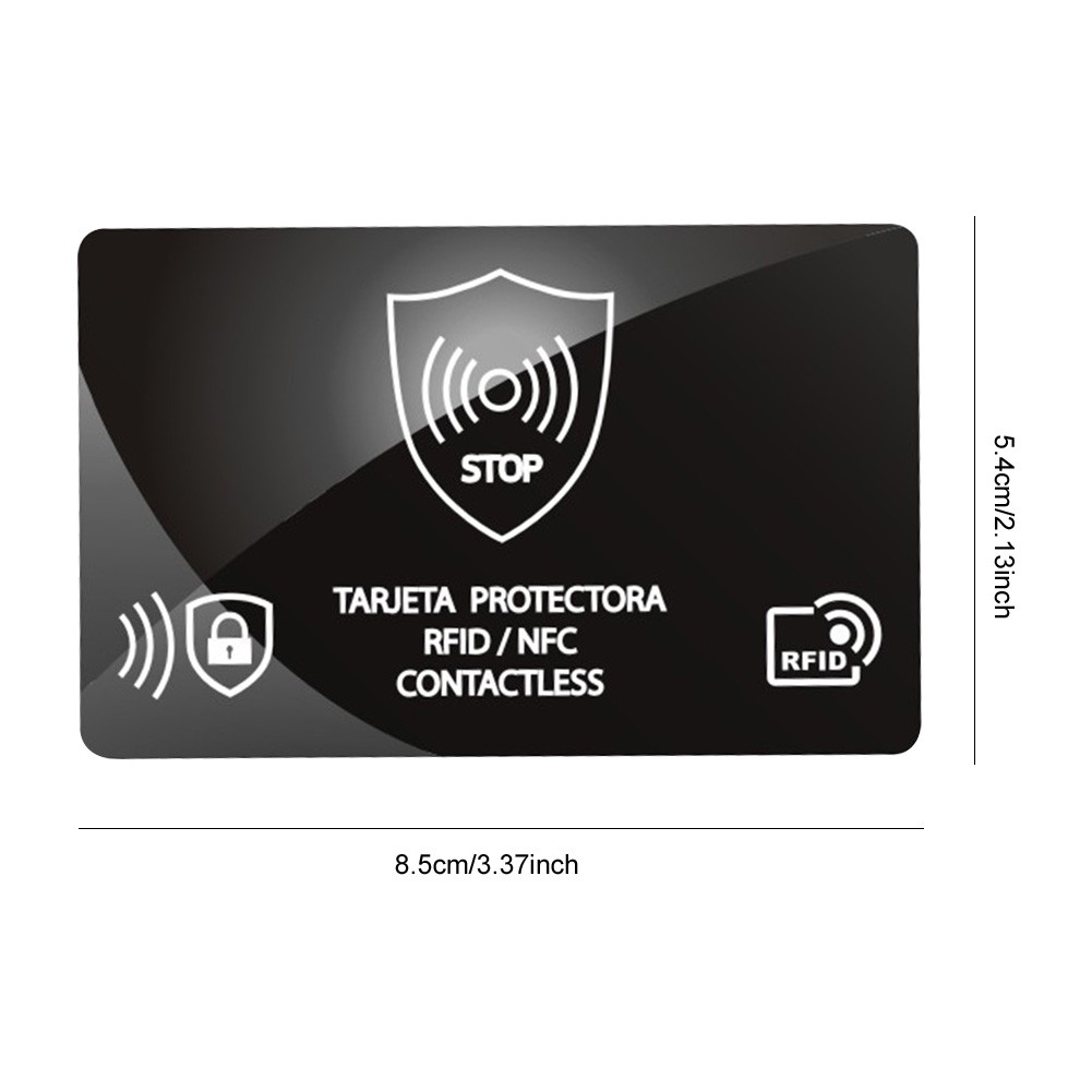 5Pcs RFID Blocking Card One Card Protects Entire Wallet NFC Debit ...