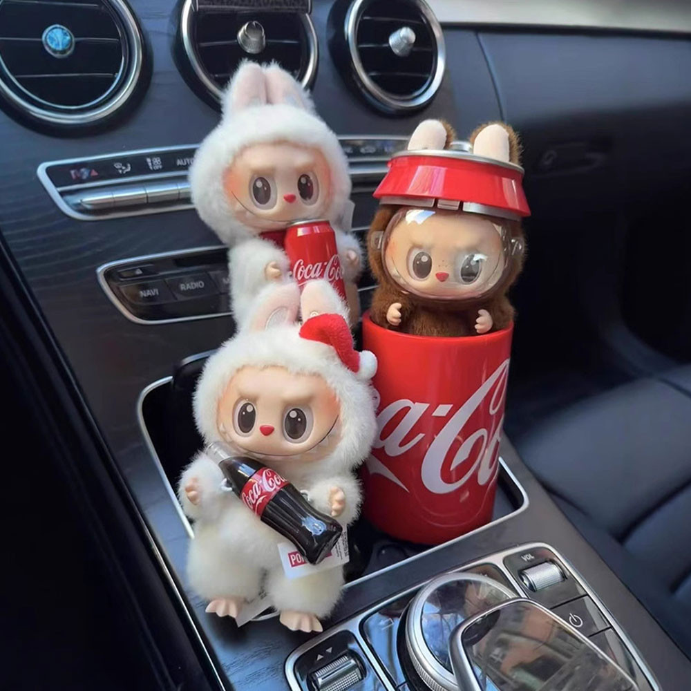 Labubu Coca-Cola vinyl face series blind box labubu three generations ...