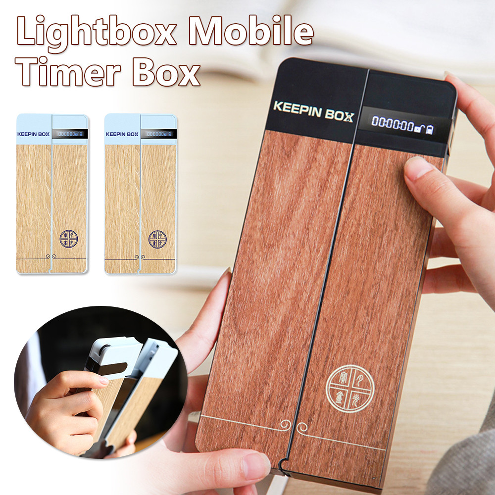 Phone Lock Box with Timer Phone Jail Self-control Universal Phone Safe ...