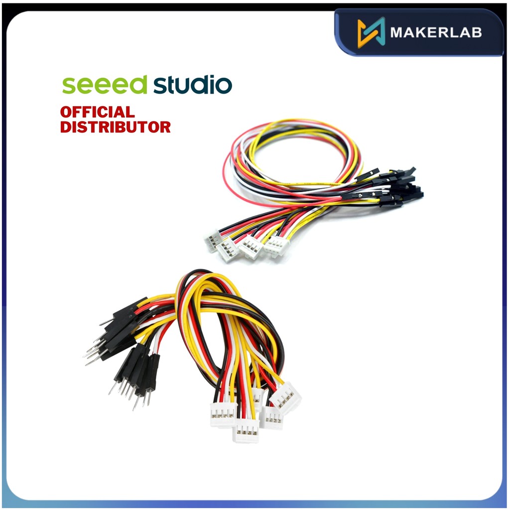 Grove - 4 pin Female/Male Jumper to Grove 4 pin Conversion Cable (5 pcs ...