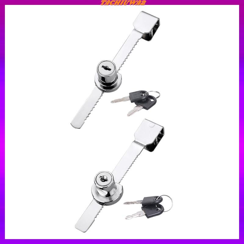 [Tachiuwa2] Glass Display Case Lock with 2 Keys Modern Glass Cabinet ...