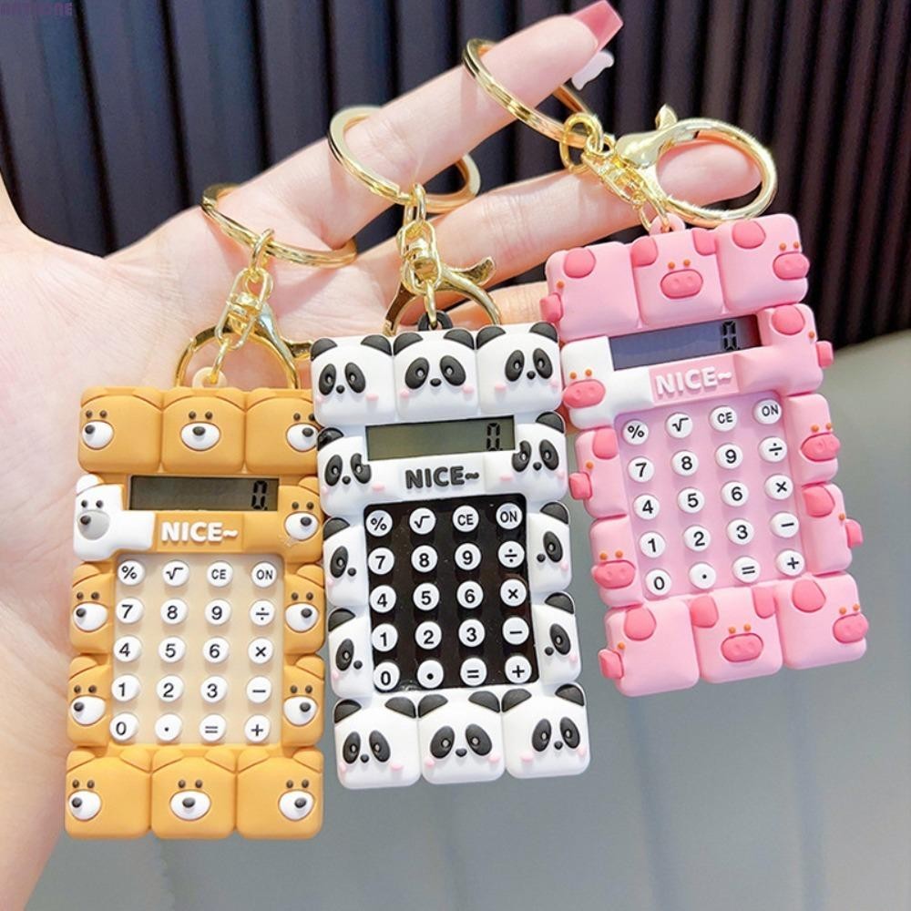 ANTIONE Calculator Keychain, with Keychain Stationery Mini Portable ...