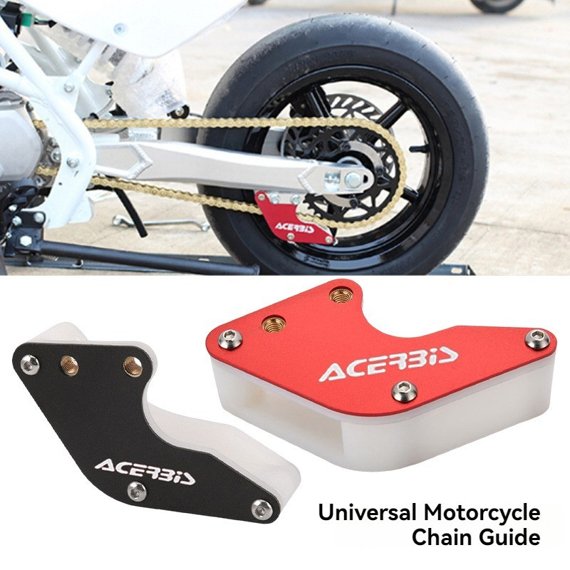 Motorcycle Alloy Chain Guard Guide Chain Protector Roller Dirt Pit ...
