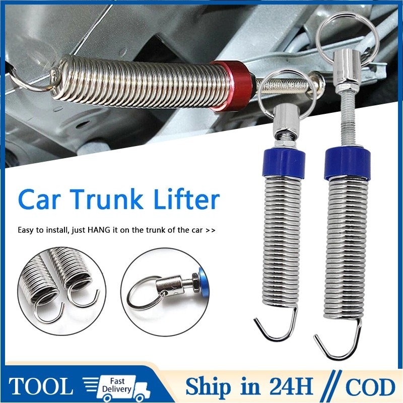 2Pcs Car Trunk Boot Lid Lifting Spring Adjustable Metal General Trunk ...