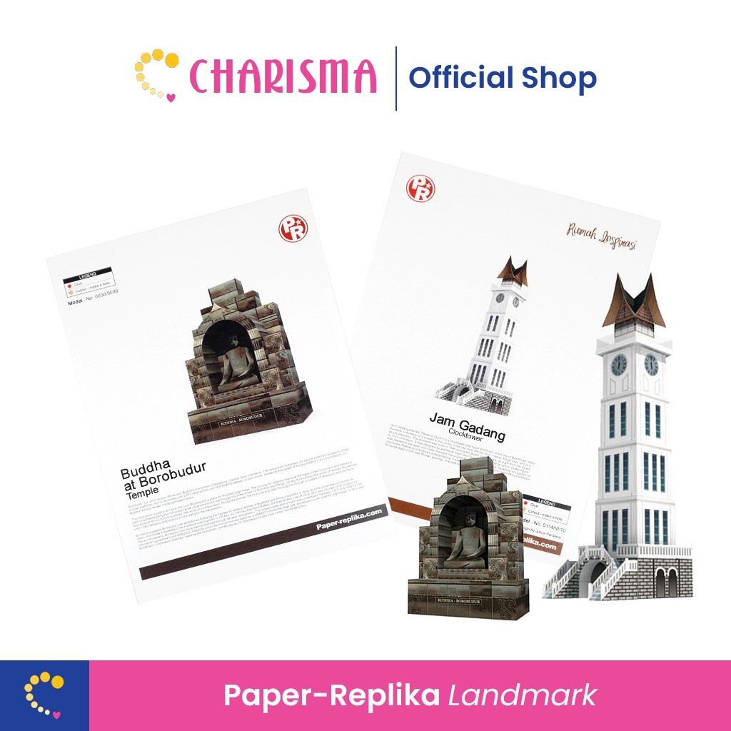 Charisma Papercraft DIY Landmark Motif Paper Patterns - Creation Paper ...