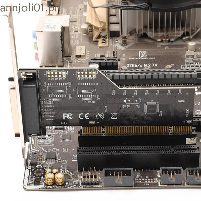 QJ PCI To Parallel 25pin Db25 Pin Printer Port Controller Expansion ...