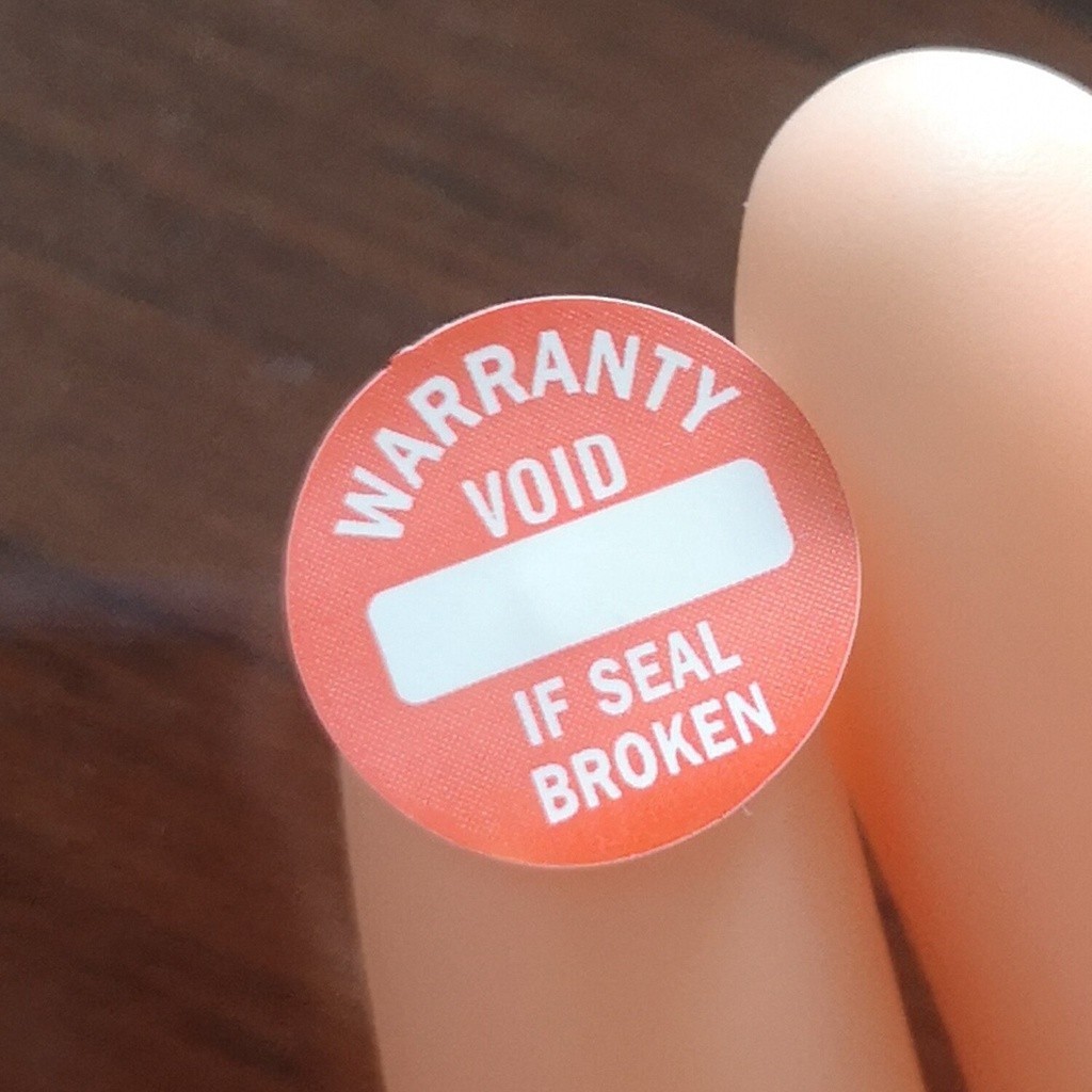 104pcs 1cm Universal Warranty Fragile Seal Label Sticker Security Seal ...