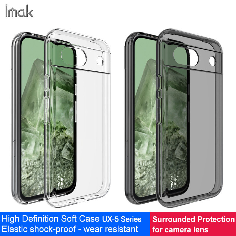 Imak Casing Google Pixel 8A Transparent Soft TPU Back Case Clear ...