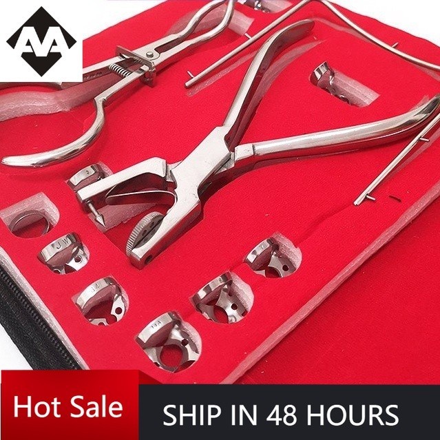 (COD）12Pcs rubber dam hole Hole punch punch clamp instrument | Shopee ...