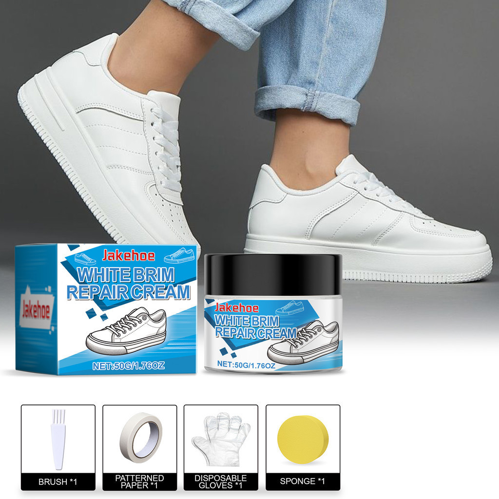 Jakehoe 50g Small White Shoe Edge Repair Paste Small White Shoe Edge ...