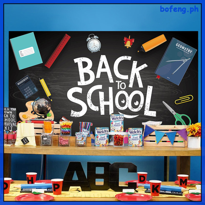 Flags Back to School Banner Ornament Decoration Party Supplies Decorate ...