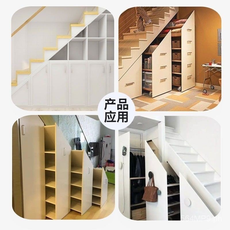 Aurode Stairs Base Cabinet Heavy-Duty Slide Rail Bottom Rail Reinforced ...