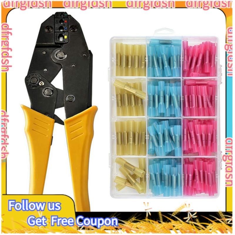 【D&F】Crimping Pliers Wire End Kit Line End Pliers 200 Pieces Heat ...