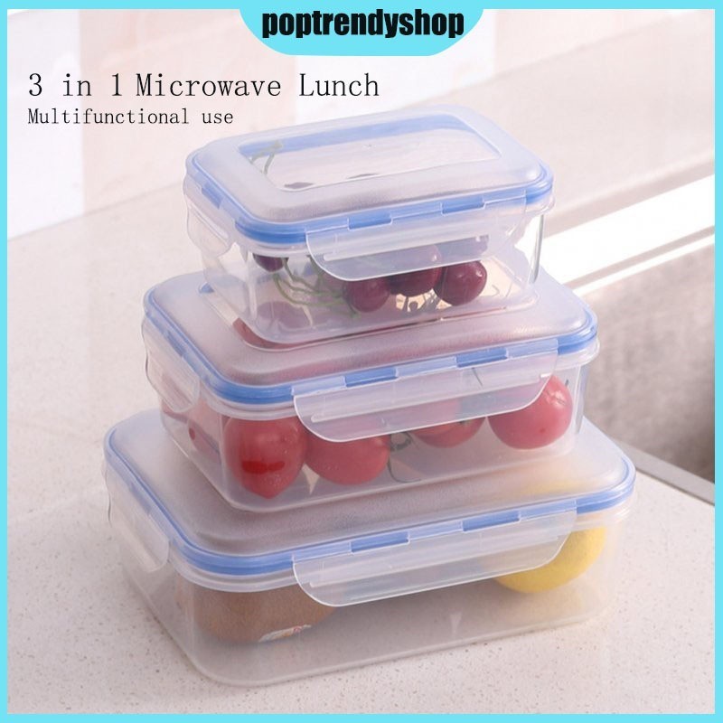 Essentials Food Storage Airtight Container Meal Microwave Resistant ...