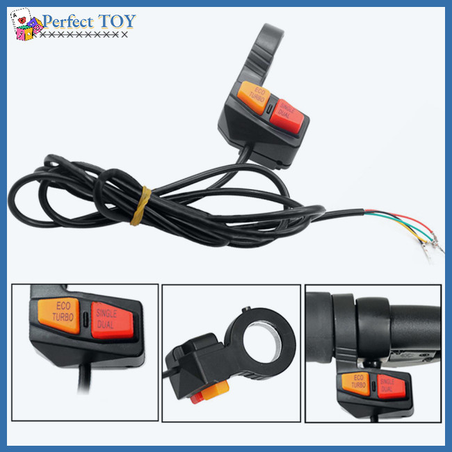 Perfect 2-in-1 Electric Bike Switch Multi-function Single Dual Control ...