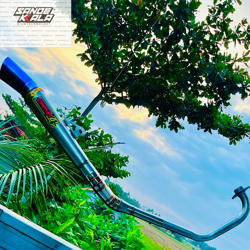 (kowol Ratau cewok) Open Spec Daeng sai4 exhaust Pipe Big elbow for tmx ...
