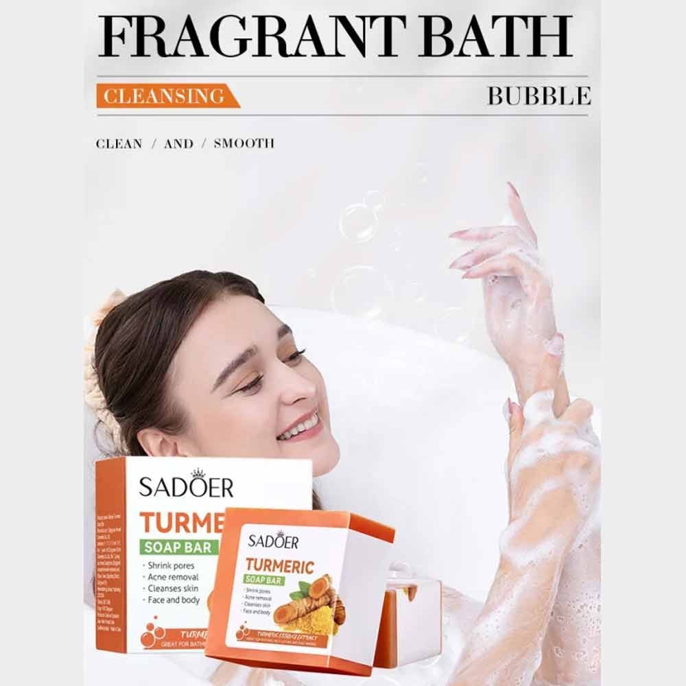 SADOER Turmeric Soap 100g | Shopee Philippines