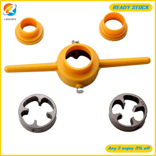 CALANDRE 6Pcs Thread Maker Tool Pipe Threader Plumbing Tool Kit Plastic ...