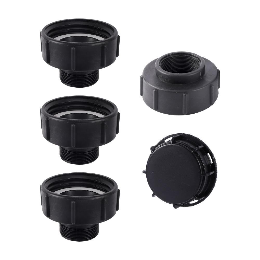 LIAOYING1 IBC Ton Barrel Connector, S60 Plastic IBC Tank Adapter ...