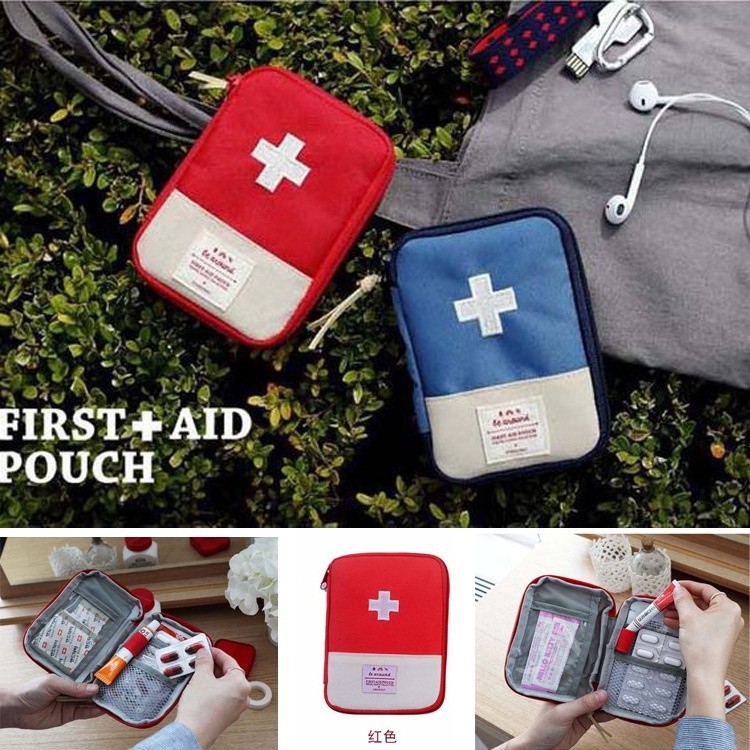 Portable Medical Bag Travel Home Portable First Aid Kit Small Medicine ...