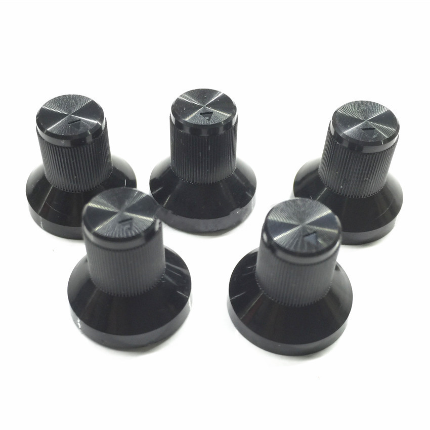 5PCS 15*15mm Plastic Potentiometer Knob Cap Volume Control Knob Hat ...